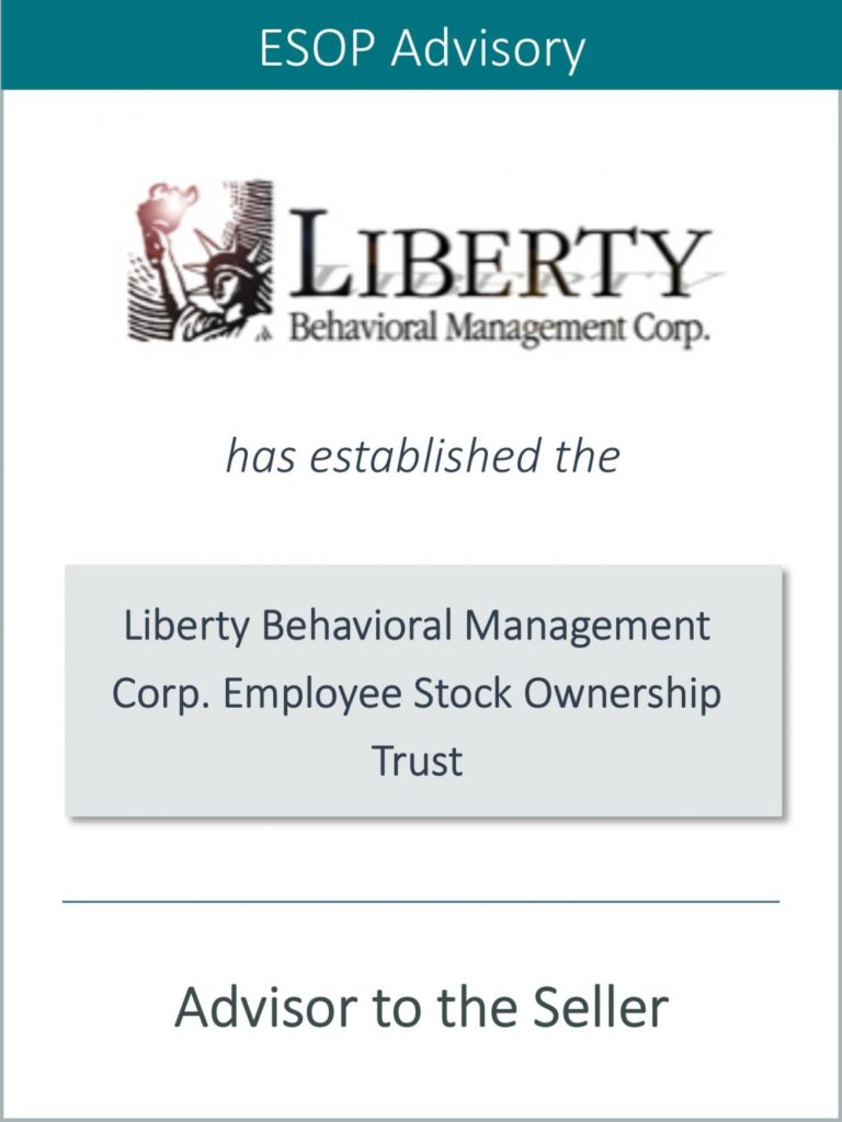 Prairie is Pleased to Announce the Sale of Liberty Behavioral ...